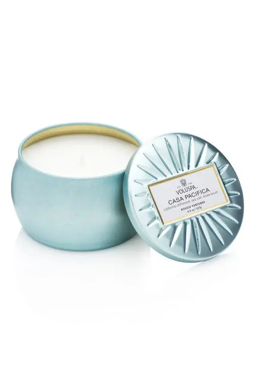 Voluspa Vermeilcasa Pacifica Mini Tin Candle - No Color