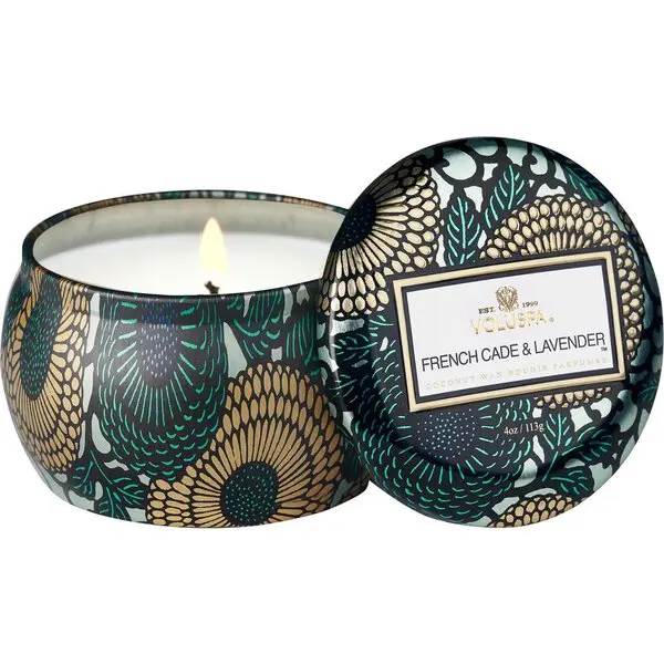 Voluspa Mini Tin Candle - French Cade Lavender