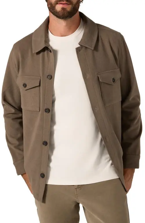 7 Diamonds Craftsman Twill Shacket - Khaki
