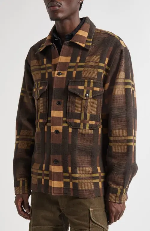 Double Rl Geometric Jacquard Overshirt