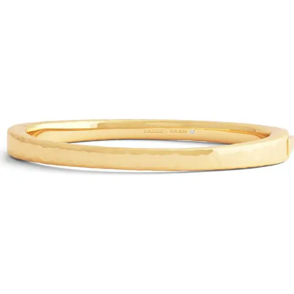 ANABEL ARAM JEWELRY Farrier Medium Hinged Bangle - Gold
