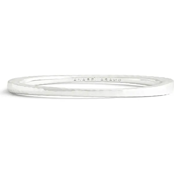 ANABEL ARAM JEWELRY Farrier Hinged Bangle - Silver