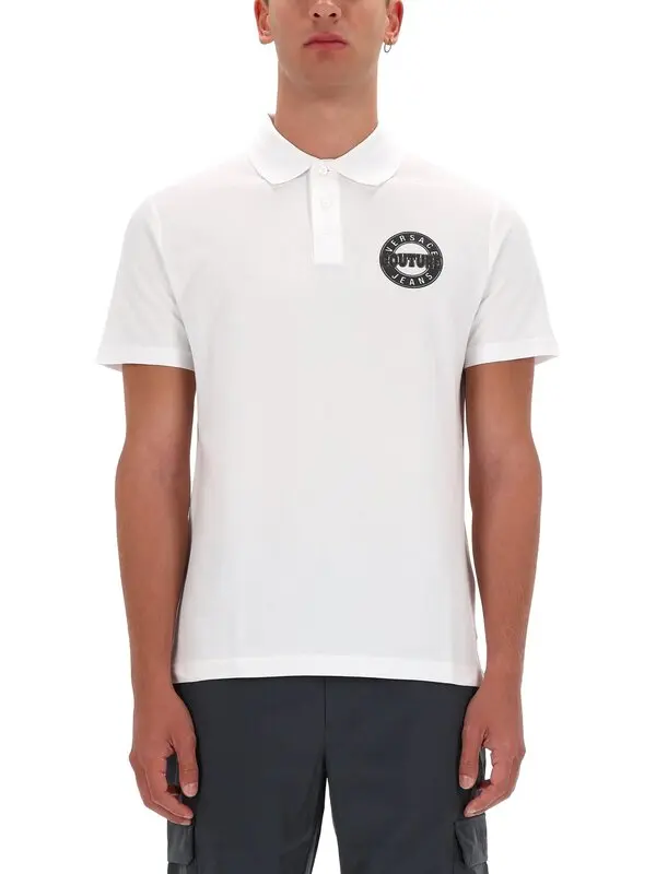 Versace Polo With Logo