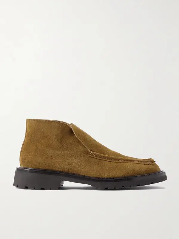 Legres Suede Ankle Boots - Brown