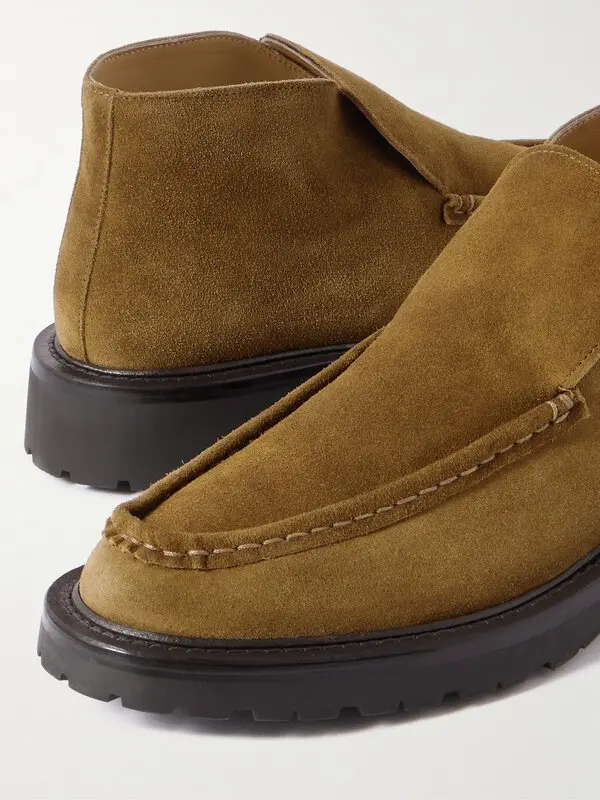 Legres Suede Ankle Boots - Brown