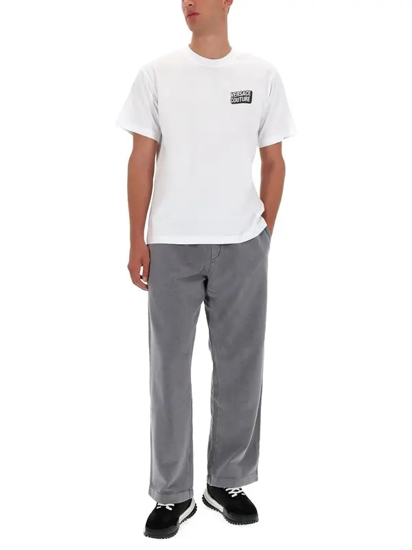 Versace Small Square Logo T-shirt - White