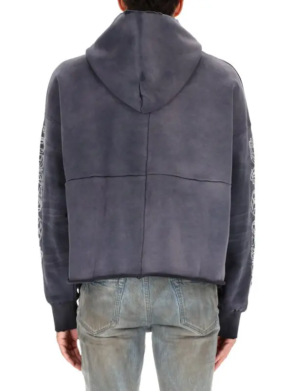 PURPLE BRAND Hooded Sweatshirt - Black
