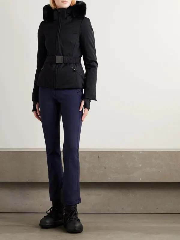 Goldbergh Pippa Belted Flared Ski Pants - Blue
