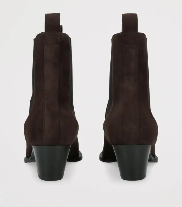TOTEME Suede City Ankle Boots