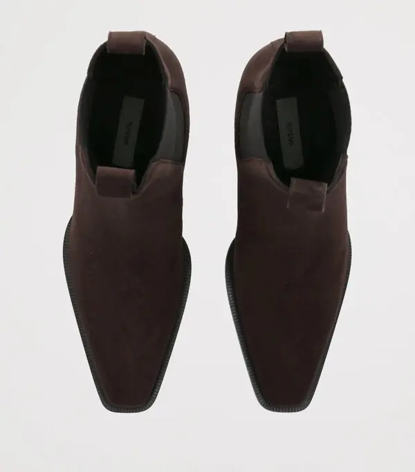 TOTEME Suede City Ankle Boots