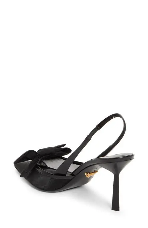Kate Spade New York Mesh Bow Slingback Pump