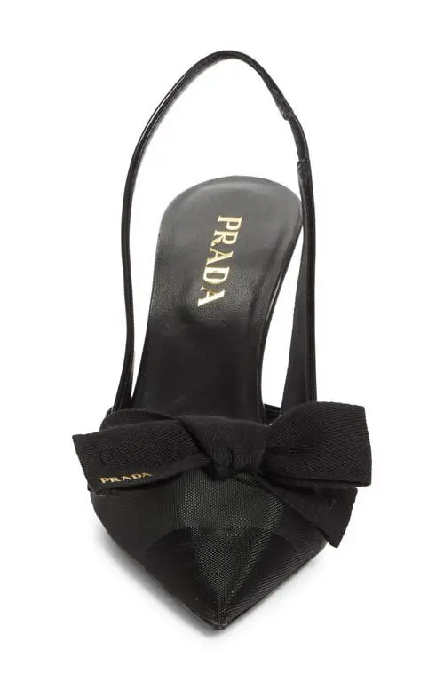 Kate Spade New York Mesh Bow Slingback Pump