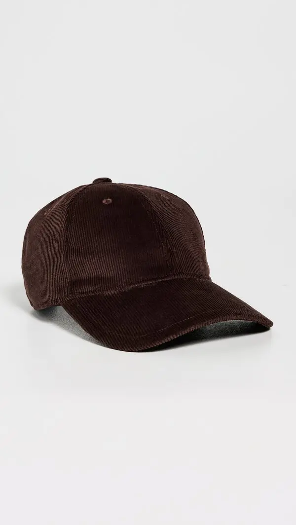 Rag & Bone Harlow Baseball Cap - Dark Espresso | Editorialist