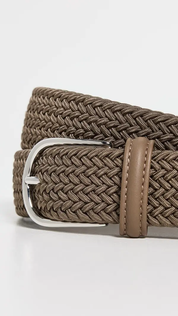 Anderson's Woven Belt - Olive F13