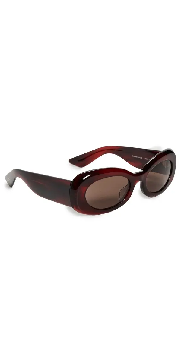 Oliver Spencer 0ov5606su Sunglasses - Bordeaux Bark