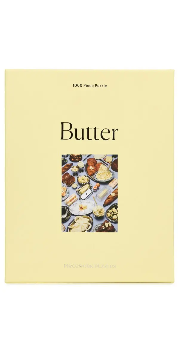 PIECEWORK Butter Puzzle Yellow - One-color