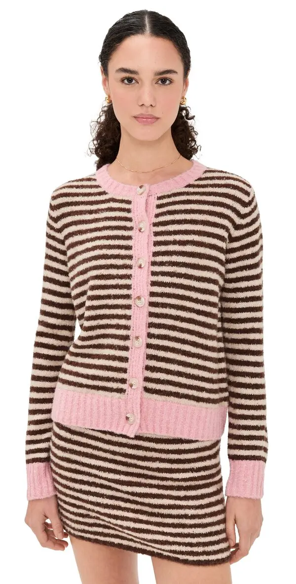 ANOTHER GIRL Stripe Cardigan