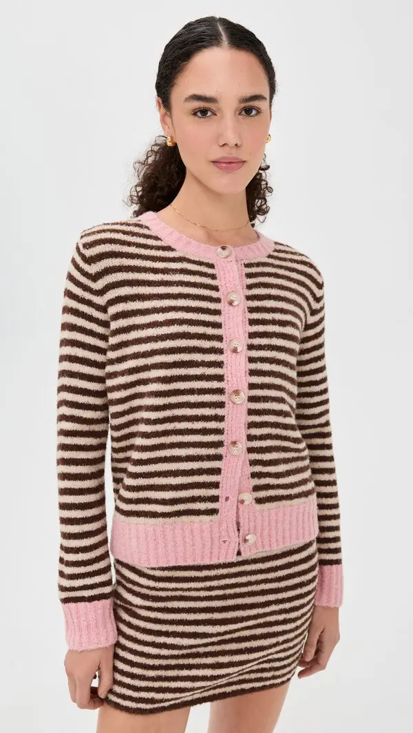 ANOTHER GIRL Stripe Cardigan
