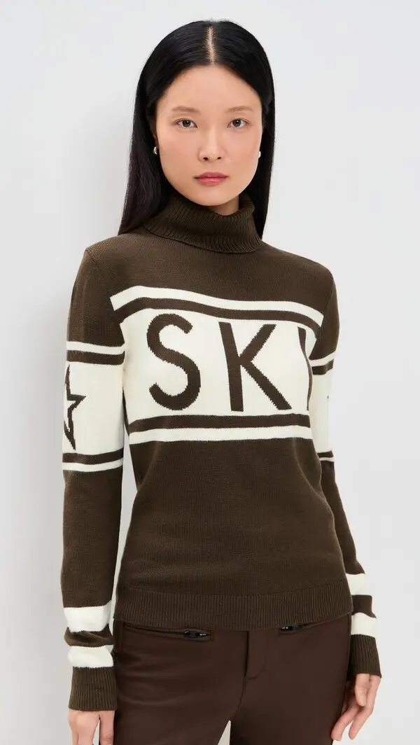 Perfect Moment Schild Sweater - Chocolate