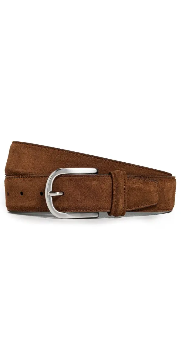 Anderson's Suede Belt - Medium Brown M3
