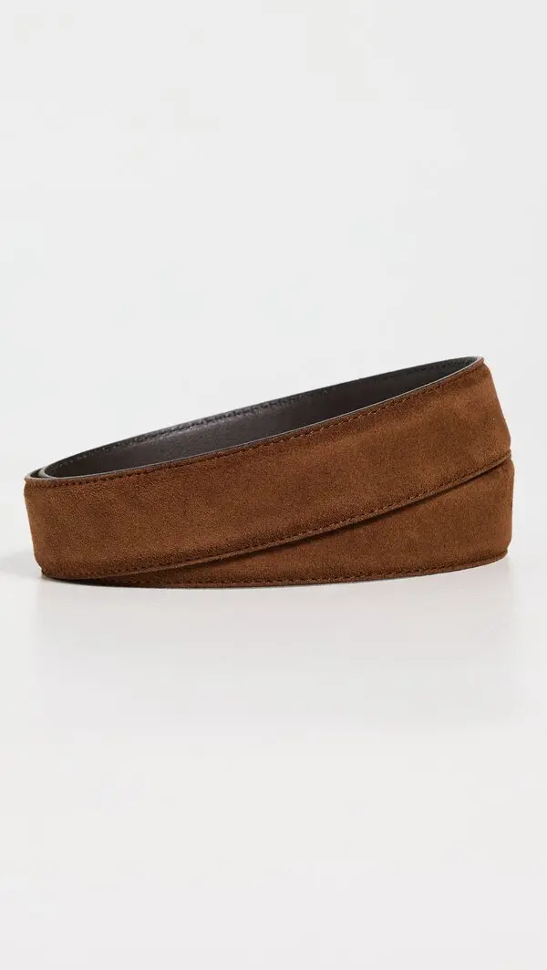 Anderson's Suede Belt - Medium Brown M3