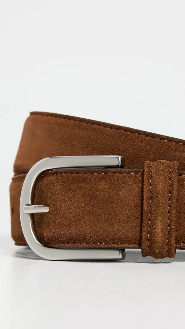 Anderson's Suede Belt - Medium Brown M3