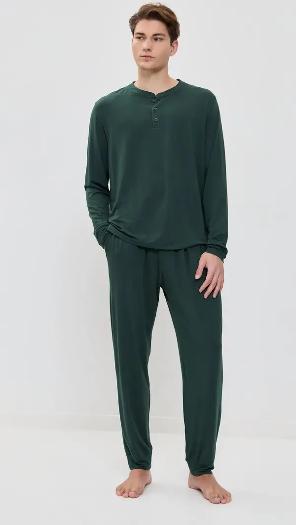 Eberjey Henry Long Pj Set