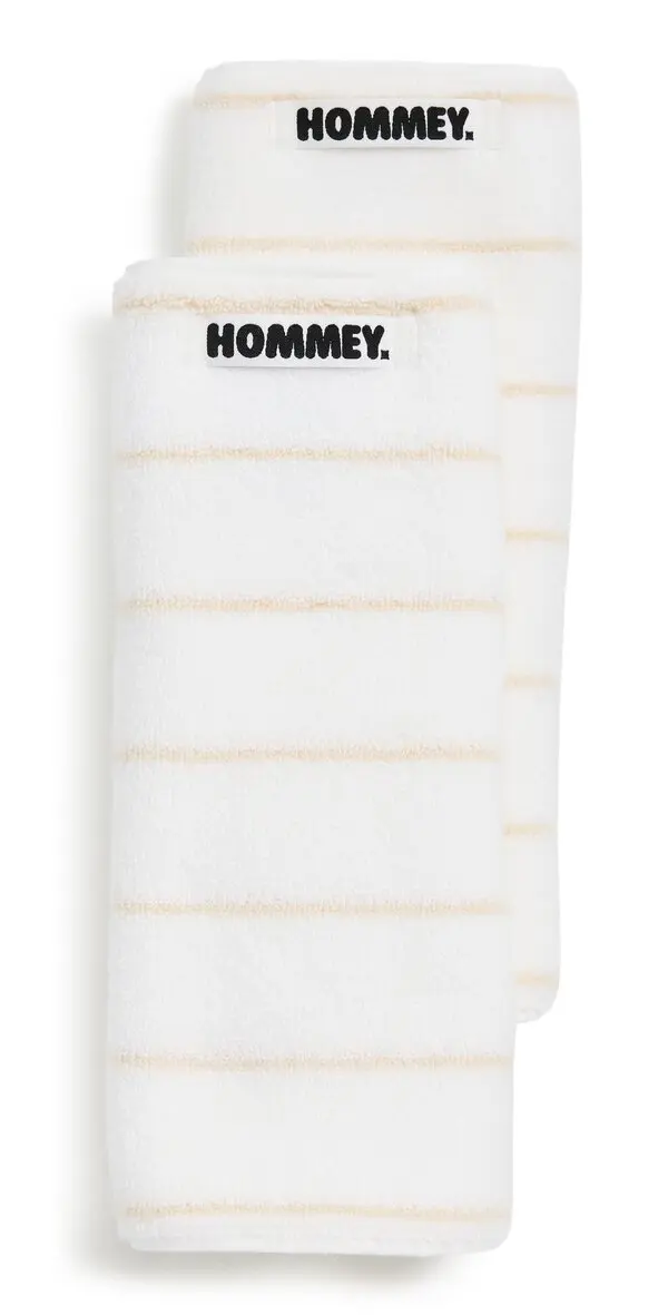 HOMMEY Face Washer 2 Pack - Biscuit