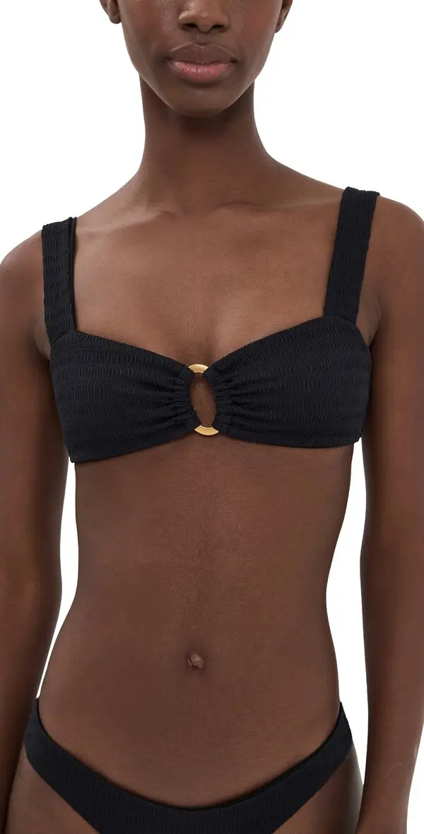 L*Space Willow Bikini Top - Black