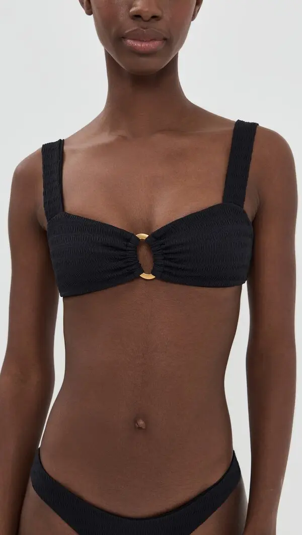 L*Space Willow Bikini Top - Black