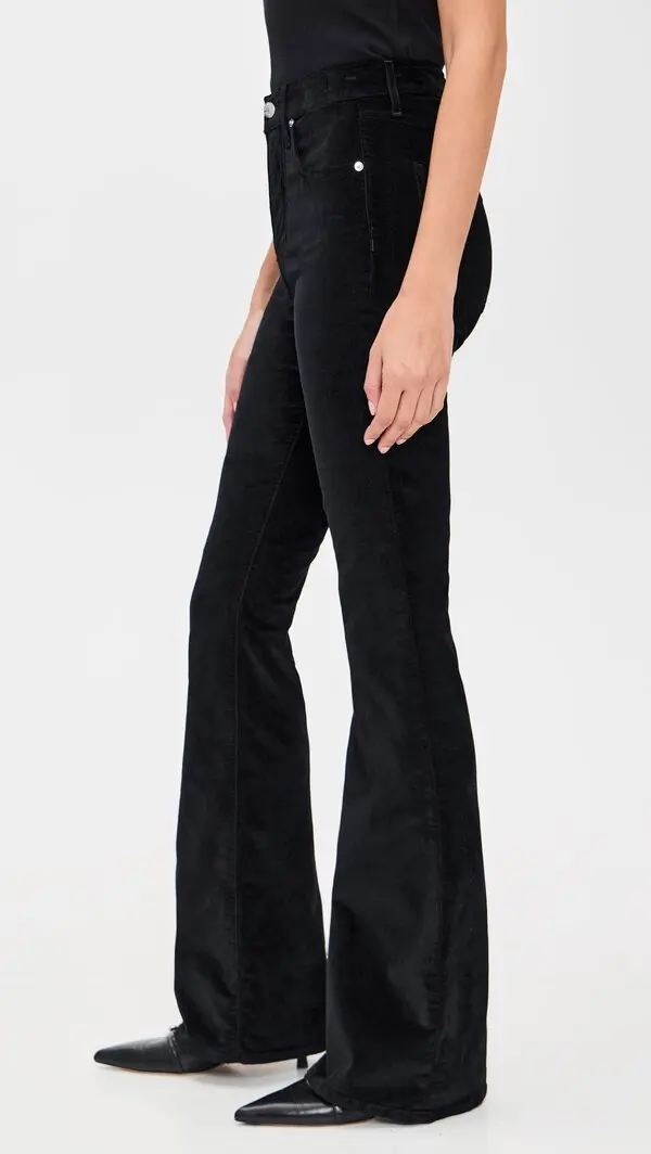 Veronica Beard Beverly Velvet Skinny Flare Jeans