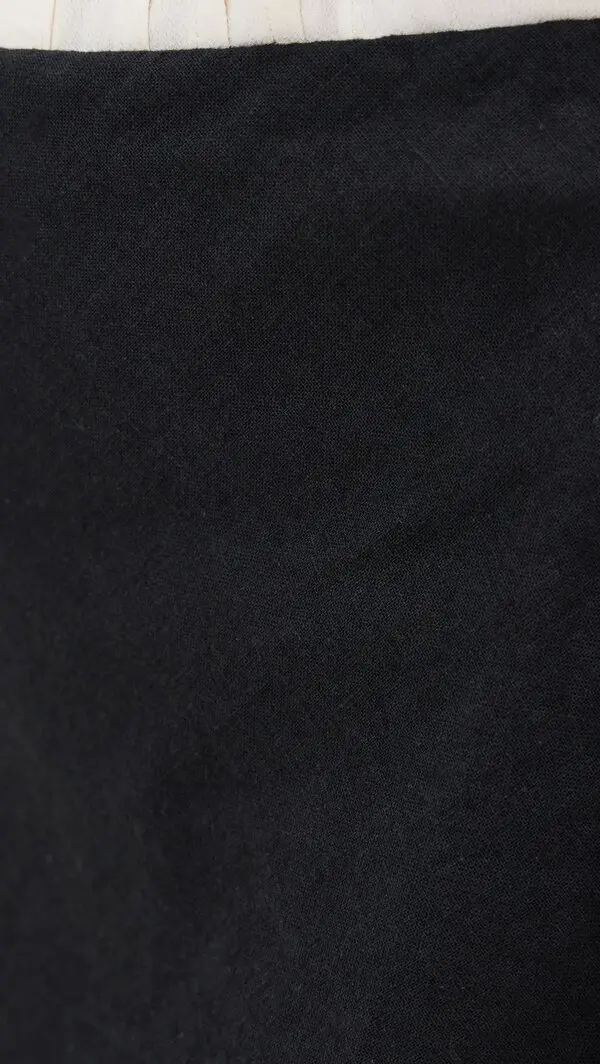 Free People Mini Linen Blend Skirt