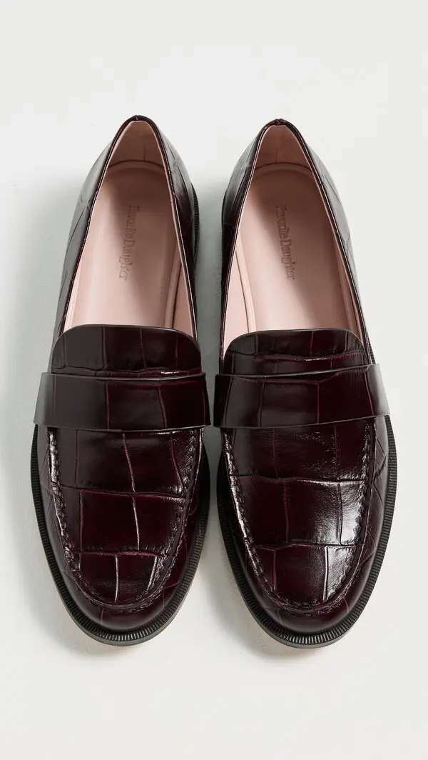 FAVORITE DAUGHTER Lola Croc Loafers