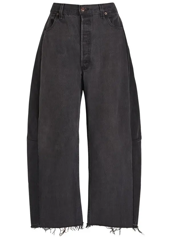 B Sides Lasso Relaxed Barrel-leg Jeans