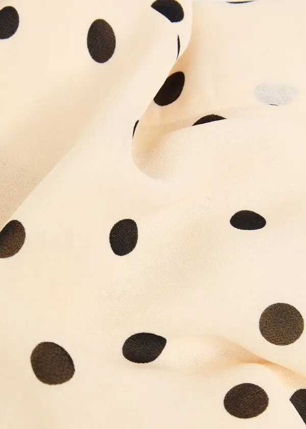 REFORMATION Remi Polka-dot Georgette Mini Dress