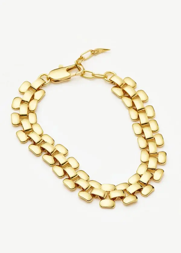 MISSOMA Timepiece 18ct Plated Bracelet