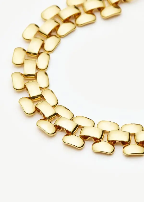 MISSOMA Timepiece 18ct Plated Bracelet