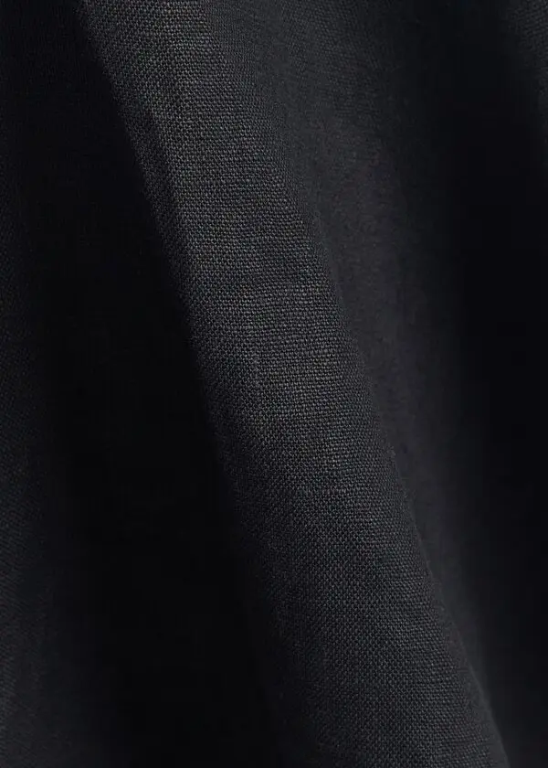 Faithfull The Brand Ellie Linen Top - Black