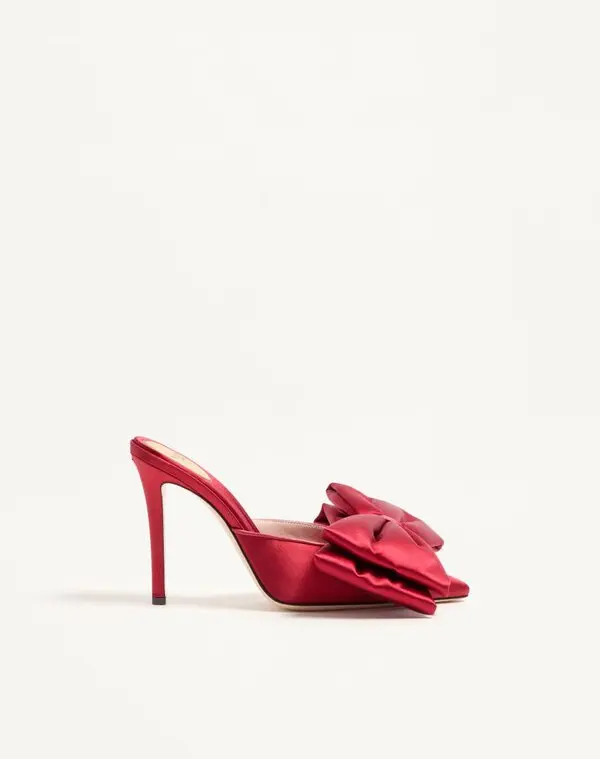Valentino Garavani Yolande Satin Mule - Red