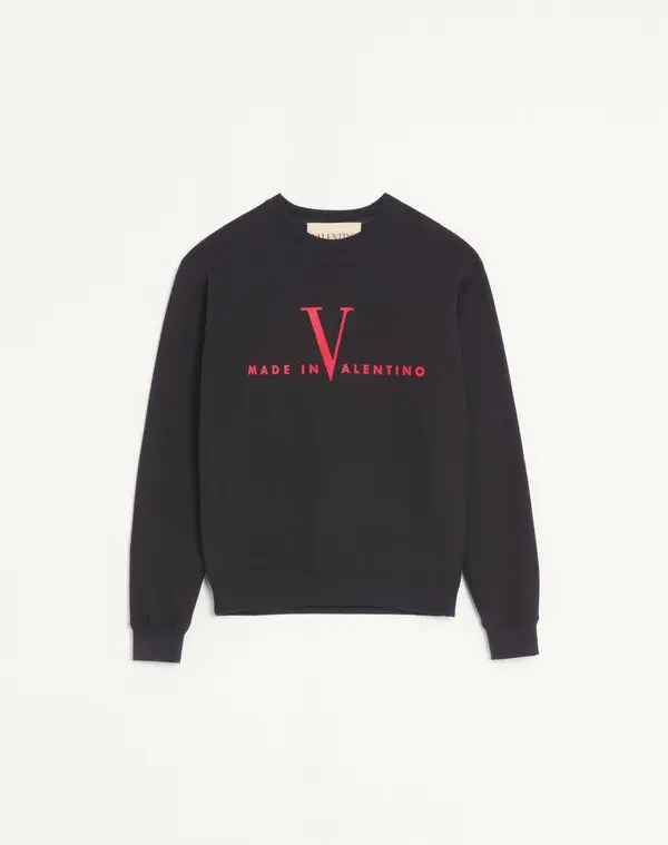 Valentino Garavani Crewneck Sweatshirt With Printed Logo
