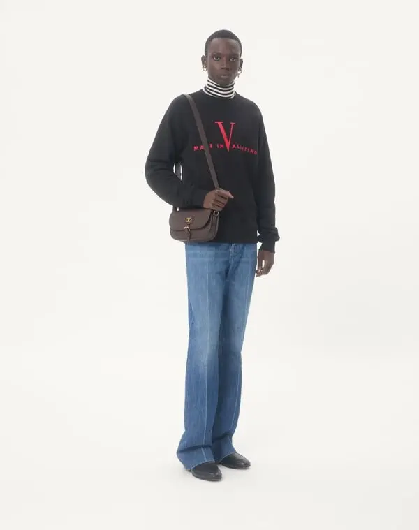 Valentino Garavani Crewneck Sweatshirt With Printed Logo