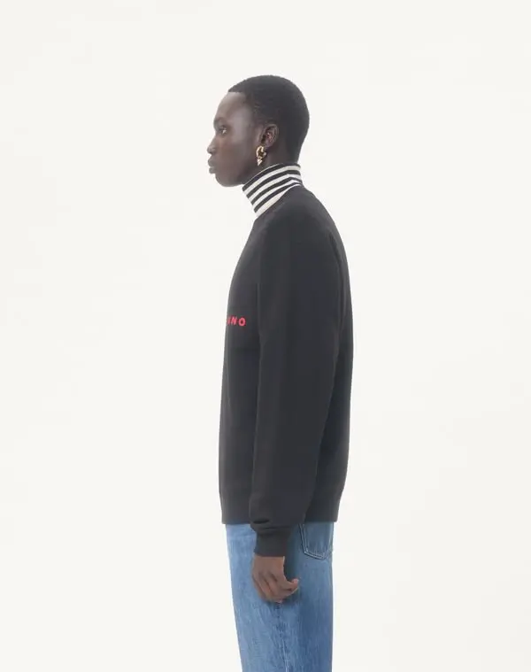 Valentino Garavani Crewneck Sweatshirt With Printed Logo
