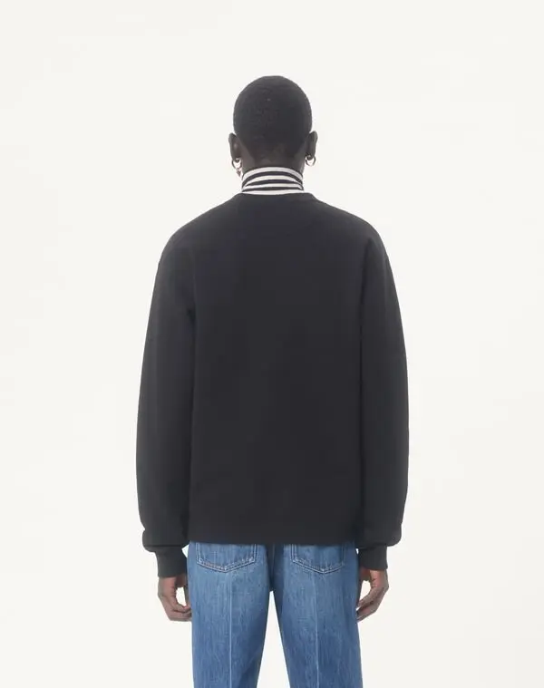 Valentino Garavani Crewneck Sweatshirt With Printed Logo