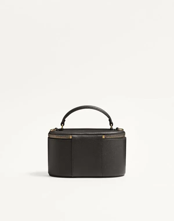 Valentino Garavani Vlogo Signature Mini Vanity Bag - Black