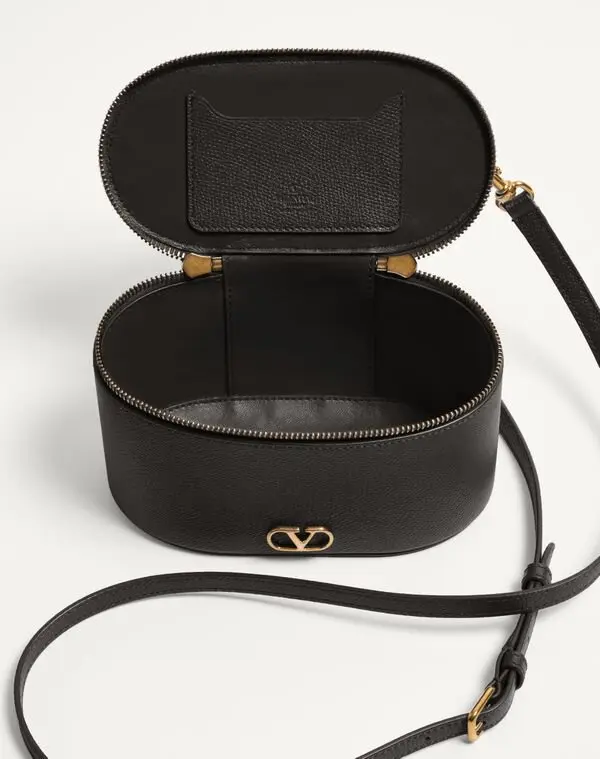 Valentino Garavani Vlogo Signature Mini Vanity Bag - Black