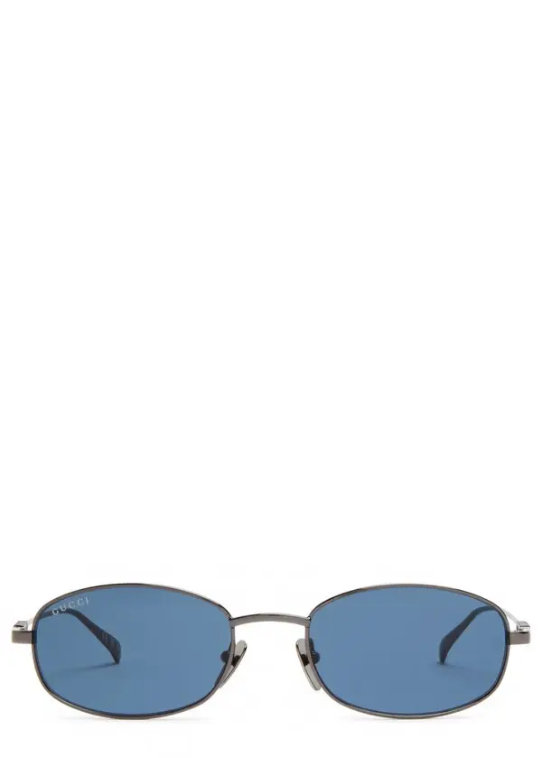 Gucci Oval-frame Sunglasses