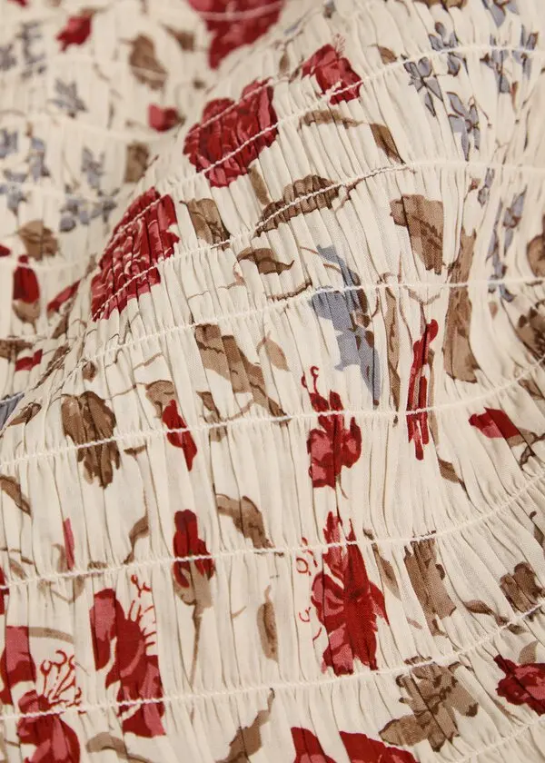 REFORMATION Aggie Floral-print Top