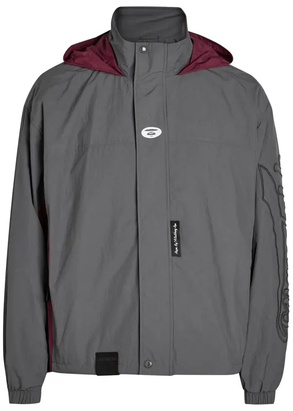 AAPE Colour-block Hooded Shell Jacket
