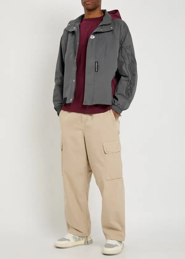 AAPE Colour-block Hooded Shell Jacket