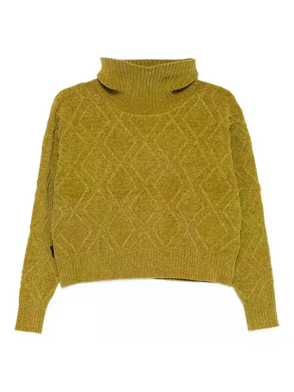 RRD - ROBERTO RICCI DESIGN Diamond-knit High-neck Sweater